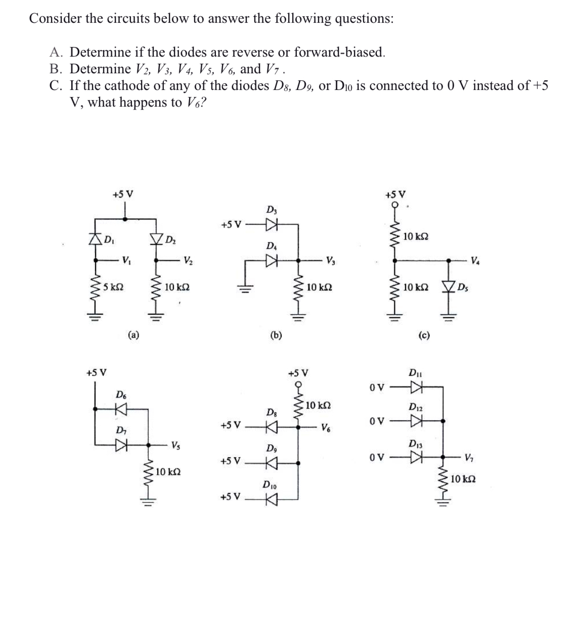 Solved Consider the circuits below to answer the following | Chegg.com