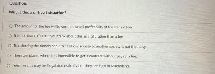 Solved Directions: This question is based upon the following | Chegg.com