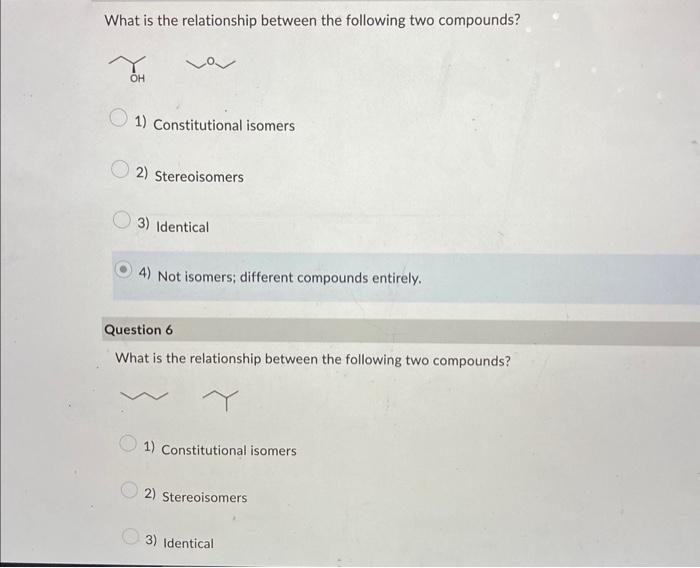 Solved What is the relationship between the following two | Chegg.com