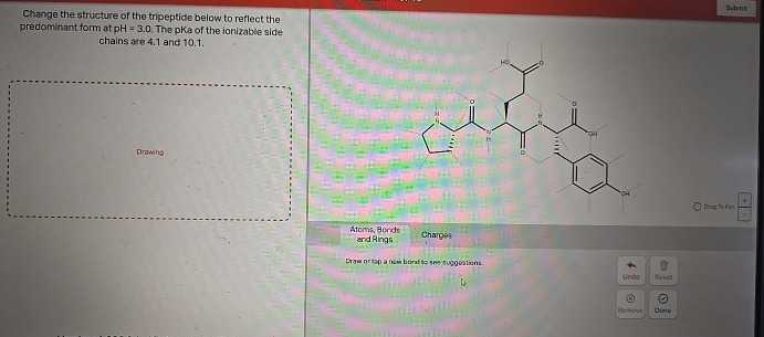 Solved Change the structure of the tripeptide below to | Chegg.com