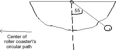 Solved You take a homemade "accelerometer" to an amusement | Chegg.com