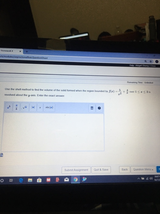 Solved Homework 4 ech/modules/unproctored Test.QuestionSheet | Chegg.com