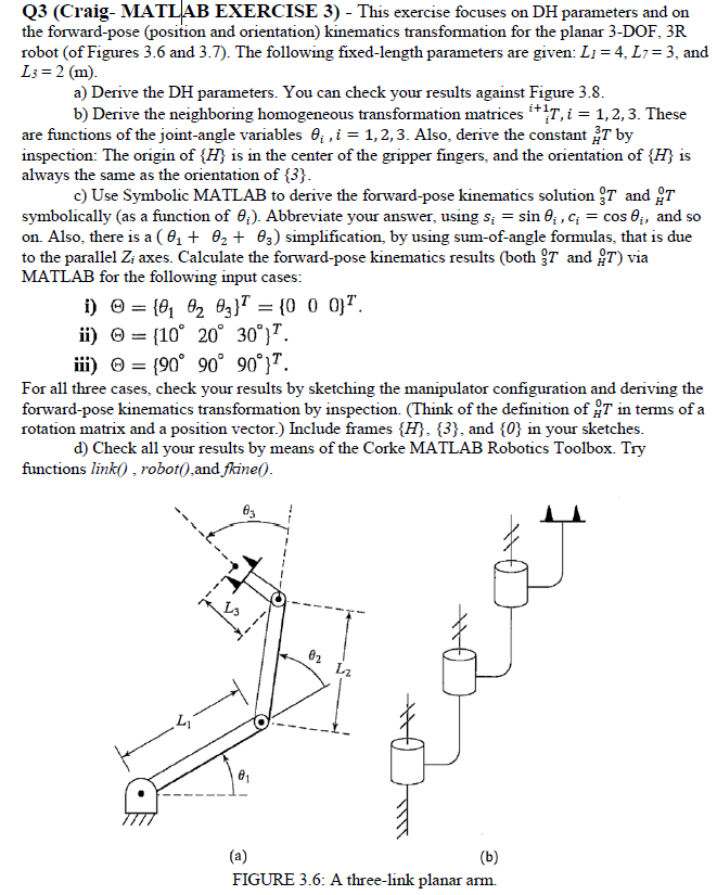 Solved Q3 (Craig- ﻿MATLAB EXERCISE 3) - ﻿This exercise | Chegg.com