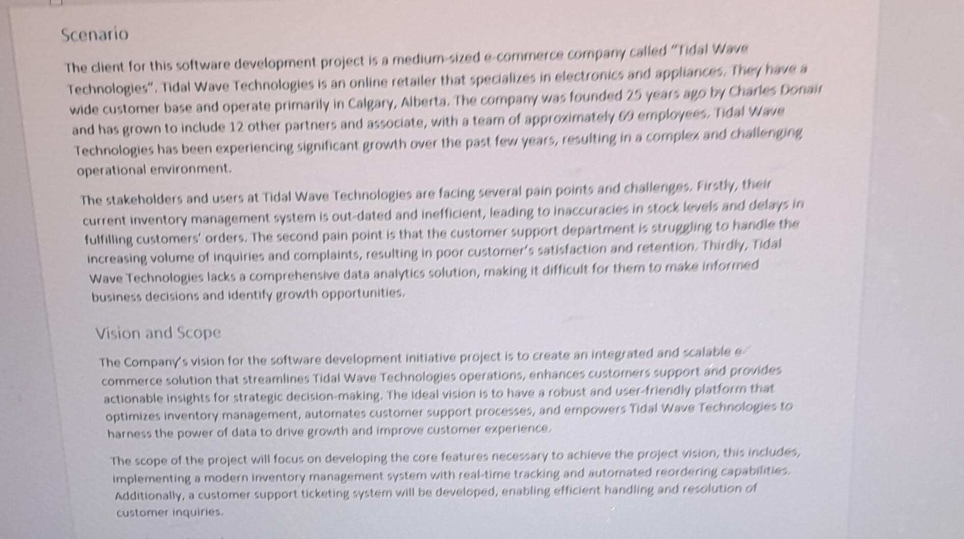 Solved Using the same project context from your previous | Chegg.com