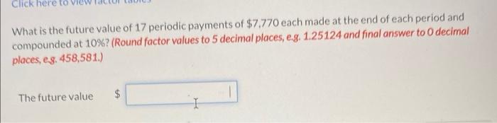 Solved Using the appropriate interest table, answer each of | Chegg.com