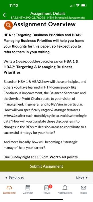 Solved Q. Assignment Overview HBA 1: Targeting Business | Chegg.com