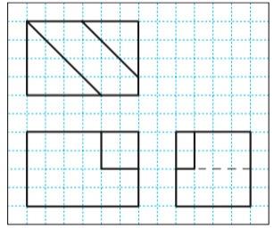 Solved Given three incomplete views of multi-view drawing, | Chegg.com