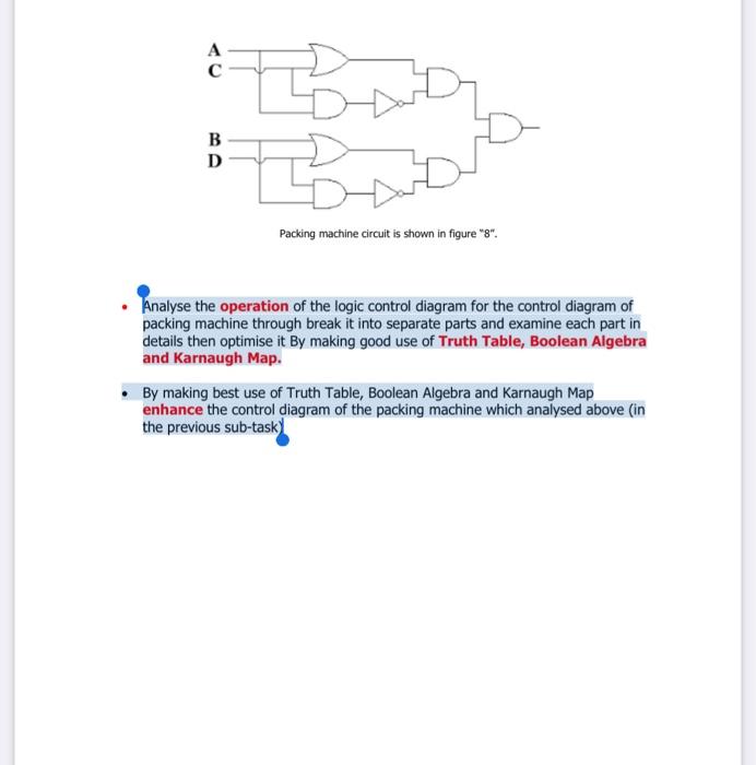 Solved Analyse the operation of the logic control diagram | Chegg.com