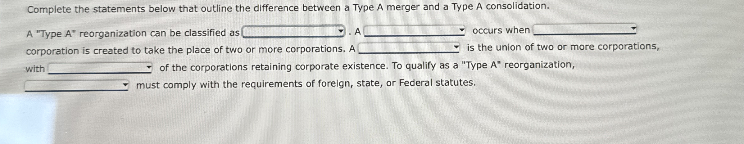 Solved Complete the statements below that outline the | Chegg.com