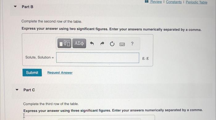 Solved Complete the first row of the table Express your | Chegg.com