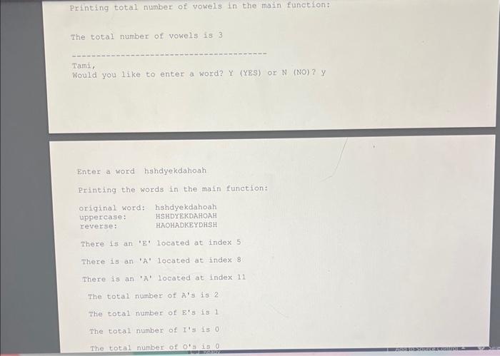 Solved Intro to Programming in C-program 8 (larger program) | Chegg.com