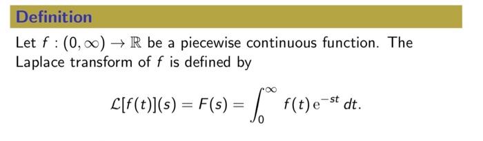Solved Find the following Laplace transforms L[cos(at)](s), | Chegg.com