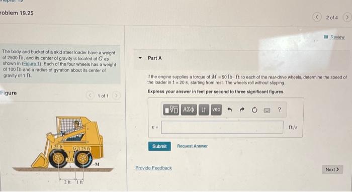 Solved The body and bucket of a skid steer loader have a | Chegg.com