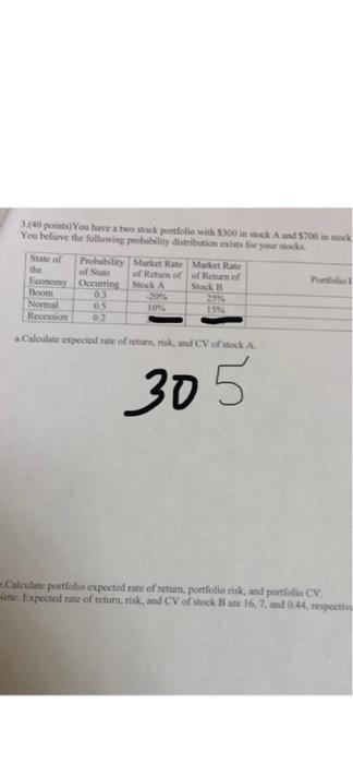 Solved the bottom number i crossed out replace wit 30 the | Chegg.com