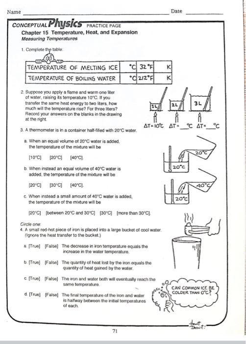 Solved Date CONCEPTUALB/IVGIGS PRACTICE PAGE Chapter 15 | Chegg.com