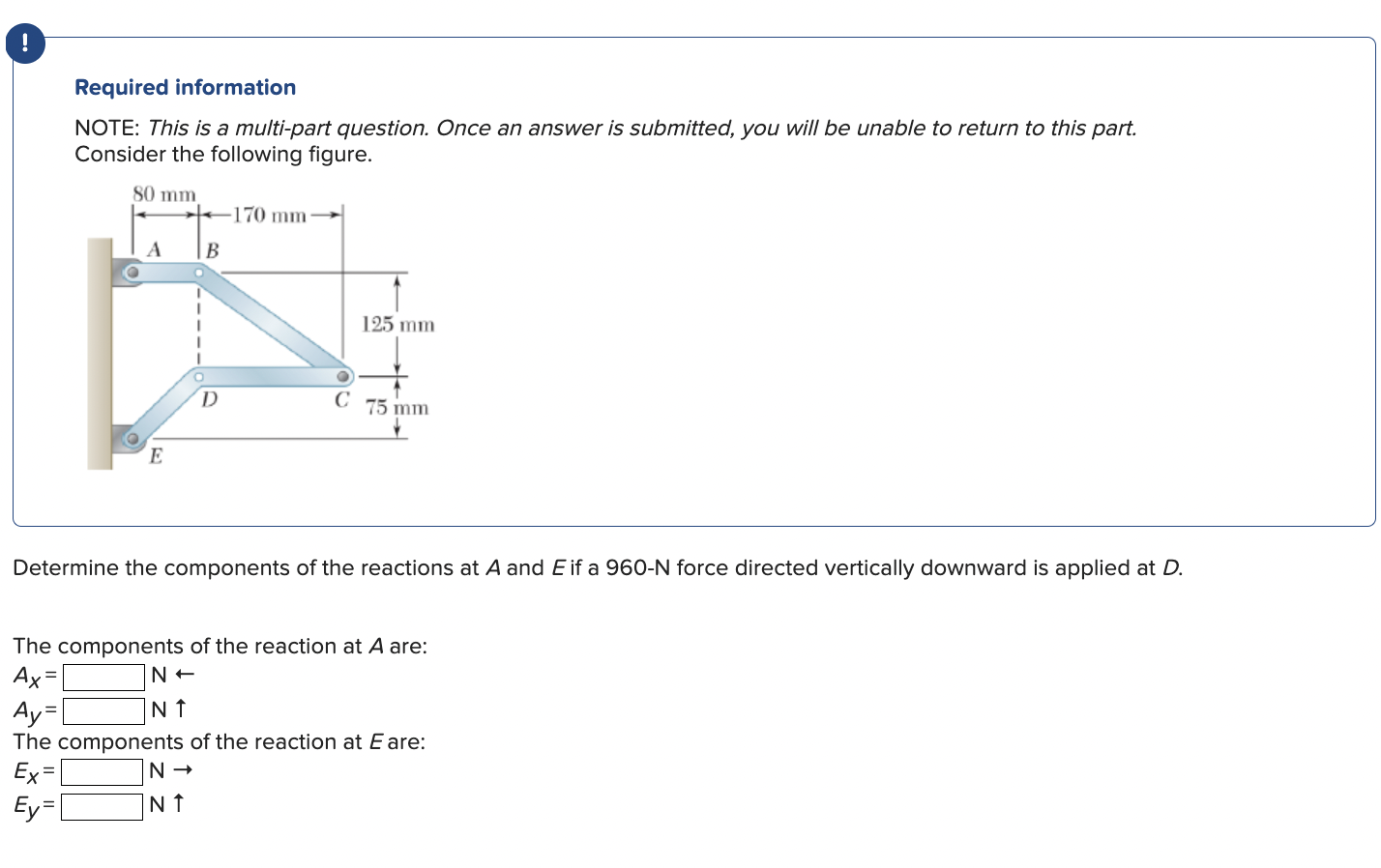 Solved Required informationNOTE: This is a multi-part | Chegg.com