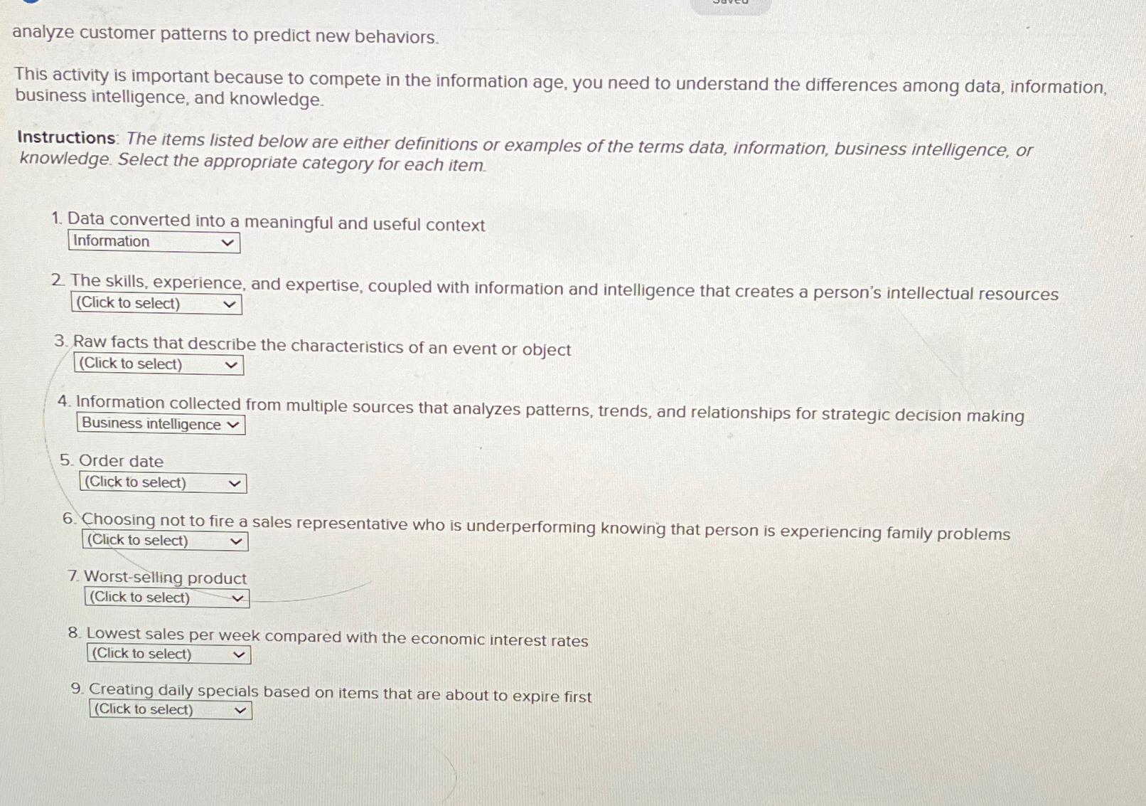 Solved analyze customer patterns to predict new | Chegg.com