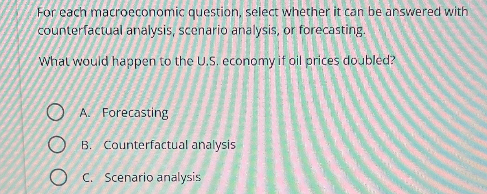 Solved For each macroeconomic question, select whether it | Chegg.com