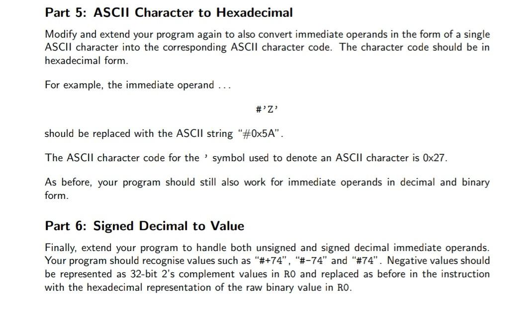 Solved When we write an ARM Assembly Language program, we | Chegg.com