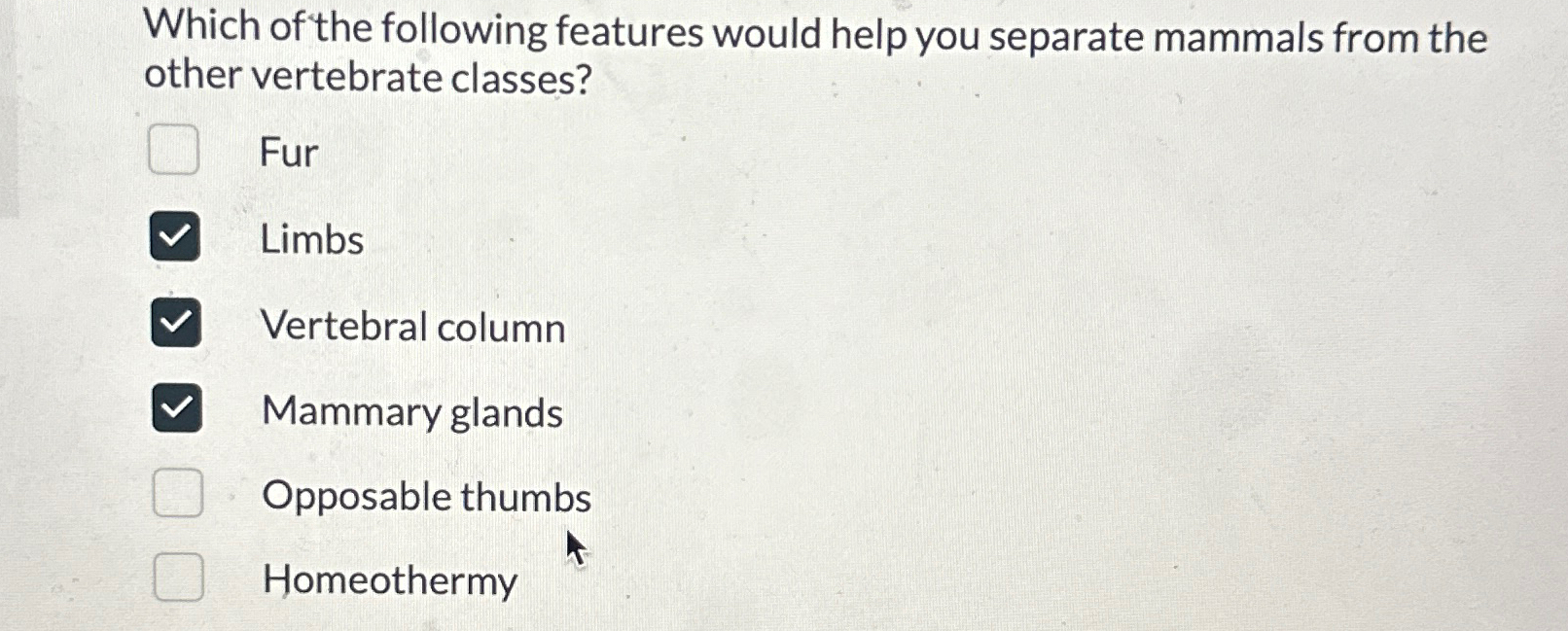 Solved Which of the following features would help you | Chegg.com