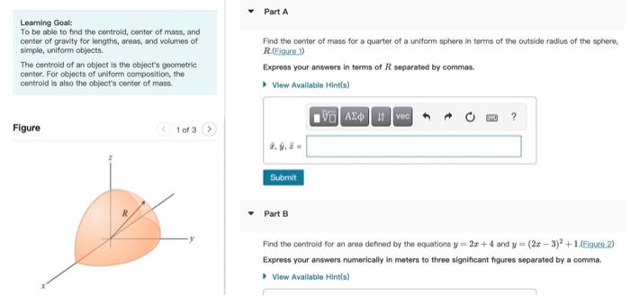 Learning Goal: To be able to find the centroid, | Chegg.com