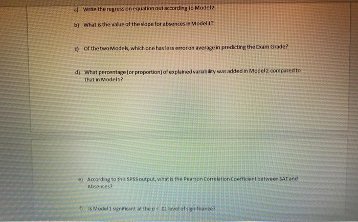 Solved Regression: Simple and Multiple Linear Descriptive | Chegg.com