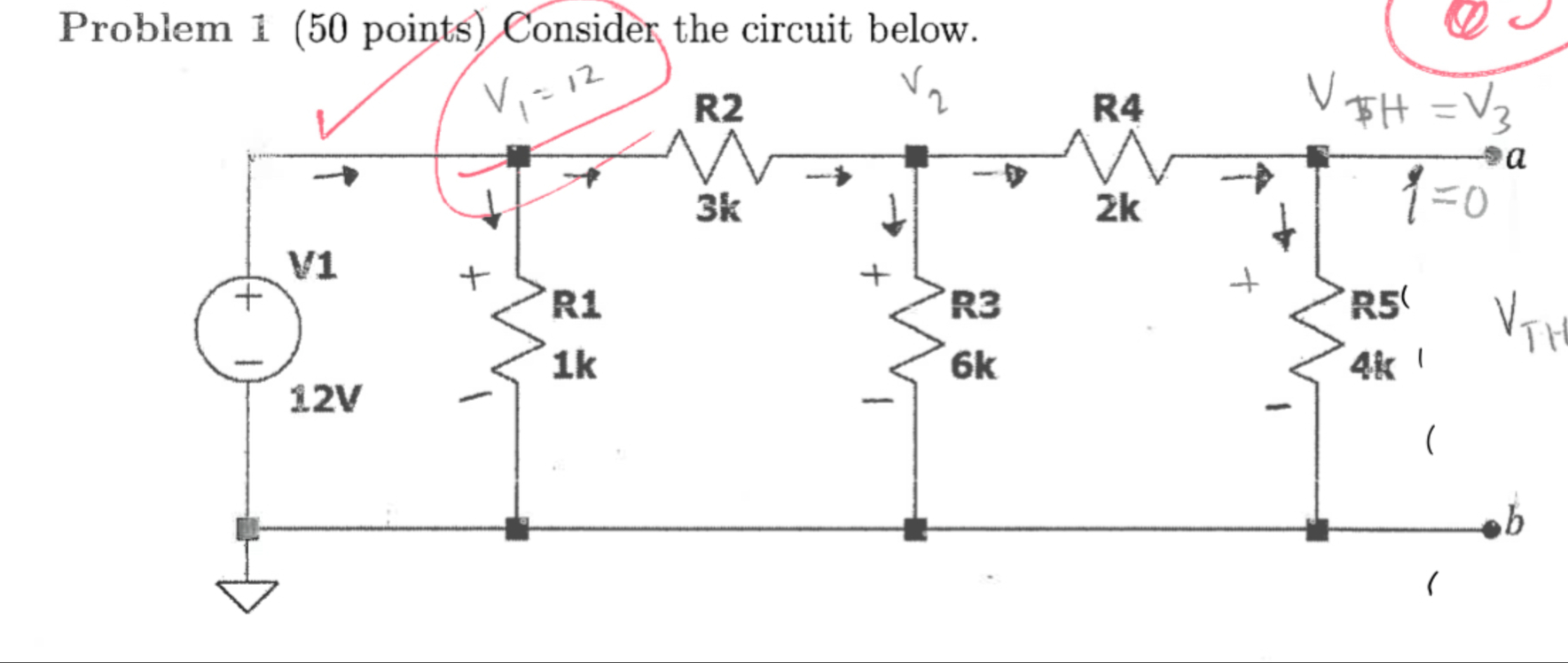 Solved Problem 1 (50 points) Consider the circuit below. | Chegg.com Solved Problem 1 (50 points) Consider the circuit below. | Chegg.com