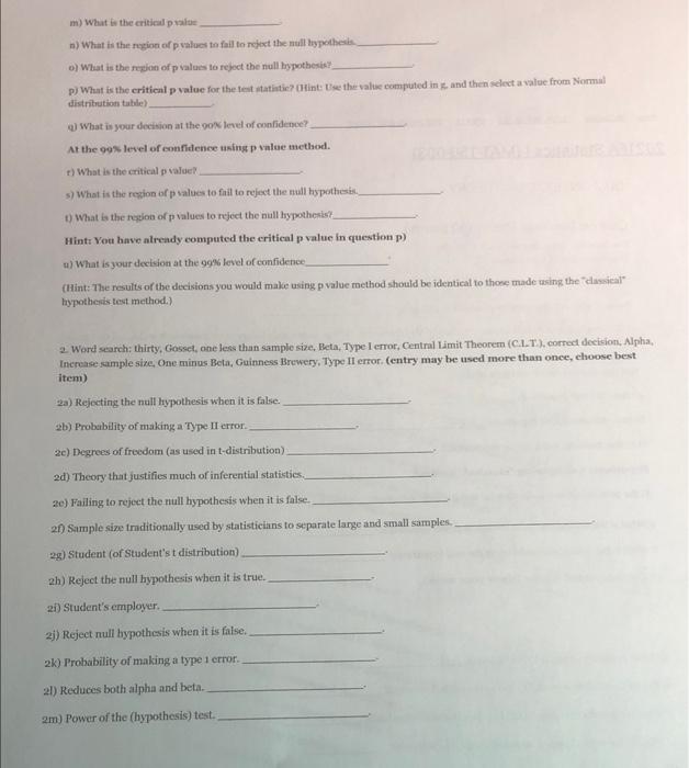 Solved There are two questions. The first is a problem, the | Chegg.com