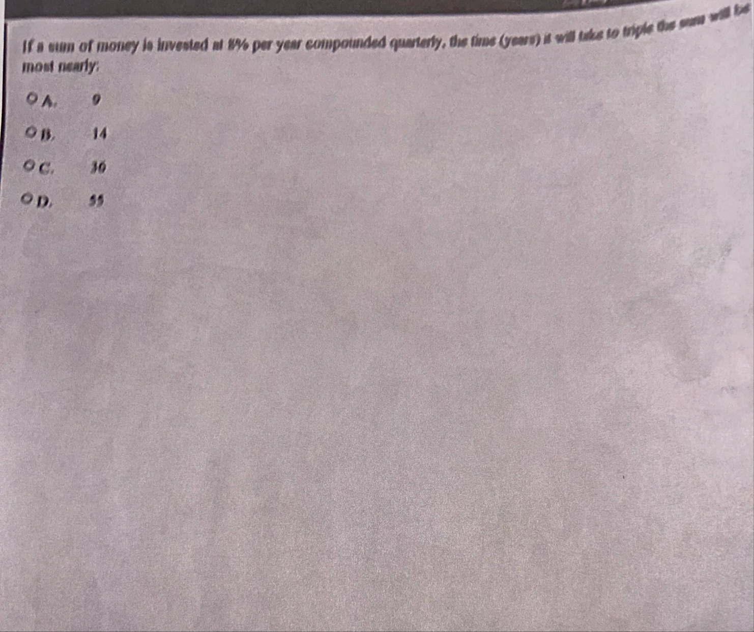 Solved most nearly:\geoquad A. 0\geoquad 13. 14 | Chegg.com