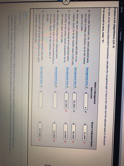 Solved eBook Calculator Problem 6-54 (Algorithmic) (LO. 3) | Chegg.com Solved eBook Calculator Problem 6-54 (Algorithmic) (LO. 3) | Chegg.com