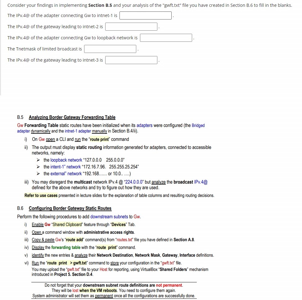 Solved Consider your findings in implementing Section B.5 | Chegg.com