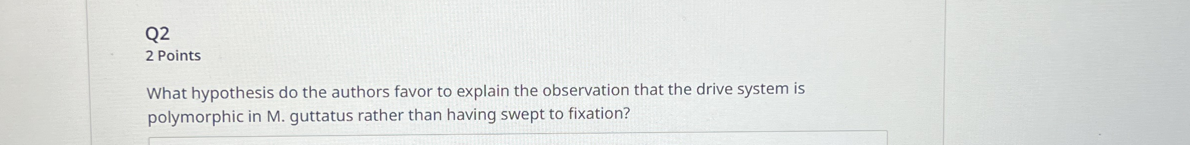 Solved Q22 ﻿PointsWhat hypothesis do the authors favor to | Chegg.com