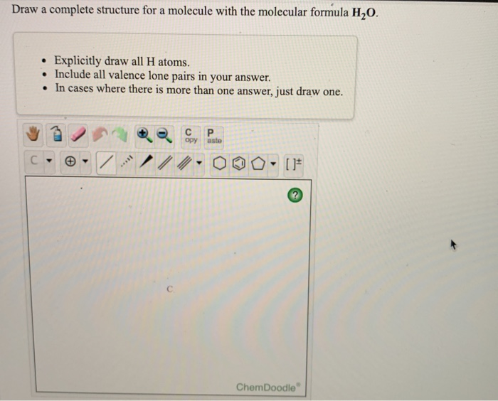 Solved Draw a complete structure for a molecule with the | Chegg.com