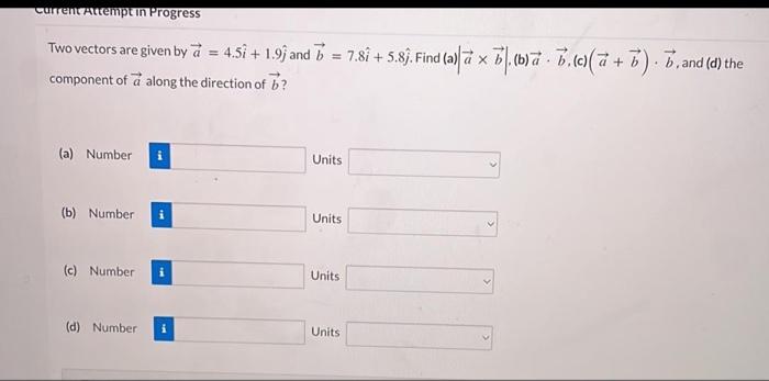 Solved Two vectors, r and s lie in the xy plane. Their | Chegg.com