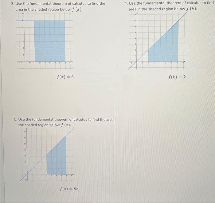 Solved 1. Use the fundamental theorem of calculus to find | Chegg.com