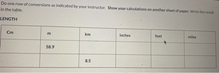 Solved Express the quantities below in all the units shown | Chegg.com