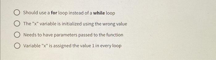 Solved The following code causes an infinite loop. Can you | Chegg.com