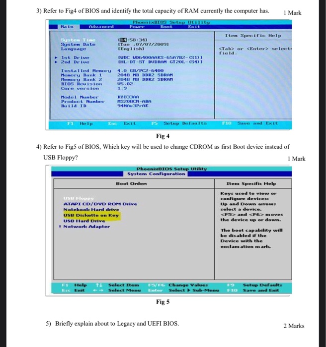 Solved 3) Refer to Fig4 of BIOS and identify the total | Chegg.com