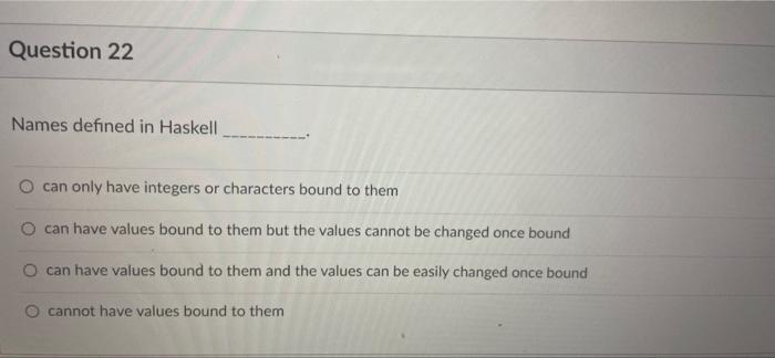 Solved Question 18 1 pts Complete the following Haskell | Chegg.com