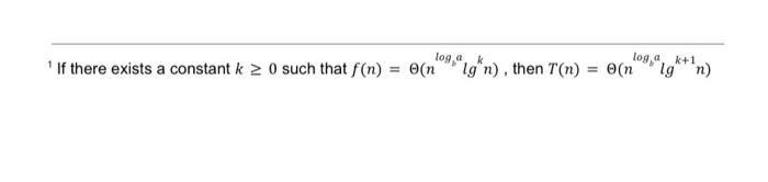 Solved Use the master theorem to give an asymptotic tight | Chegg.com