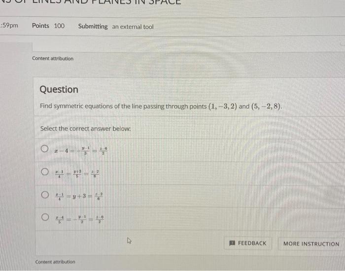 Solved :59pm Points 100 Submitting an external tool Content | Chegg.com