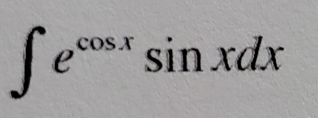 Solved COS. os* sin xdx | Chegg.com