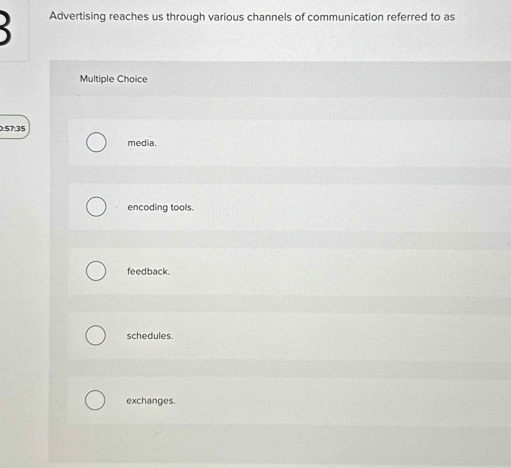 Solved Advertising reaches us through various channels of | Chegg.com