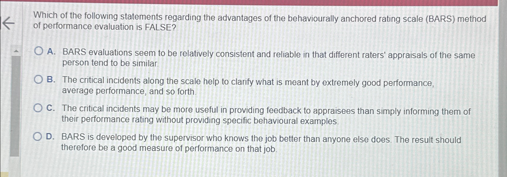 Solved Which of the following statements regarding the | Chegg.com