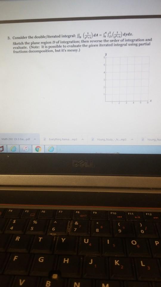 Solved 3. Consider the double/iterated integral: J. G-1) | Chegg.com Solved 3. Consider the double/iterated integral: J. G-1) | Chegg.com