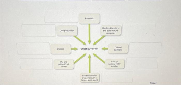 Solved There are many causes of undernutrition. Click and | Chegg.com