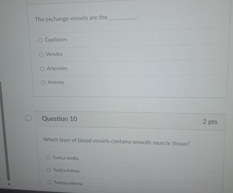 Solved The exchange vessels are the | Chegg.com