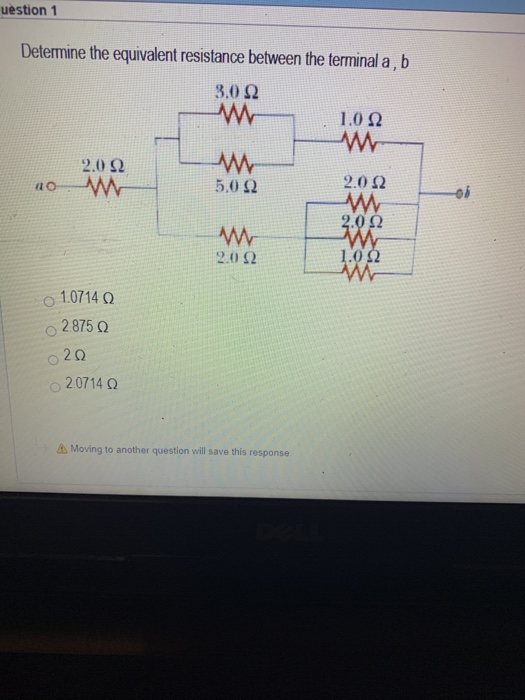 Solved uestion 1 Determine the equivalent resistance between | Chegg.com Solved uestion 1 Determine the equivalent resistance between | Chegg.com