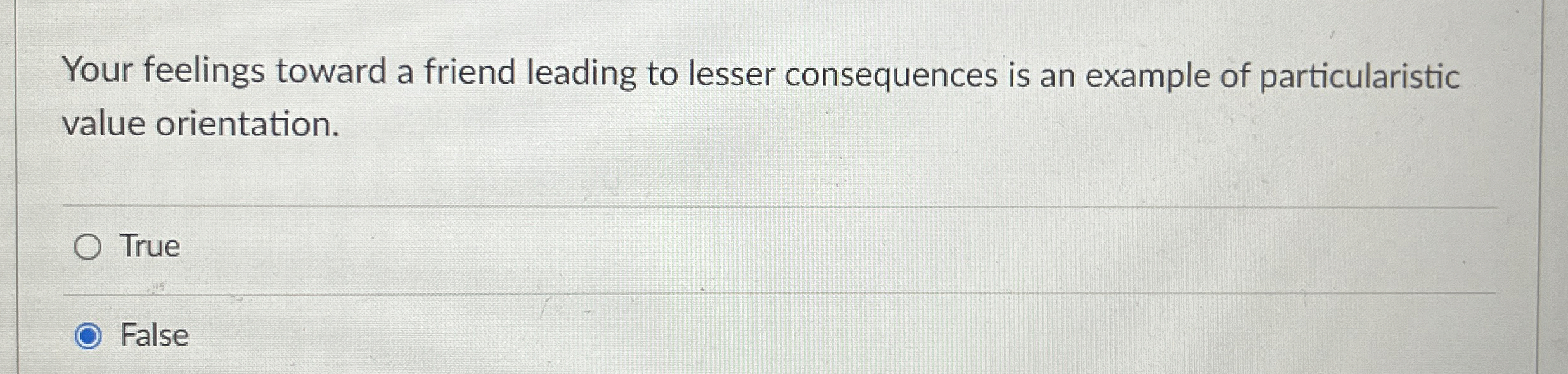 Solved Your feelings toward a friend leading to lesser | Chegg.com