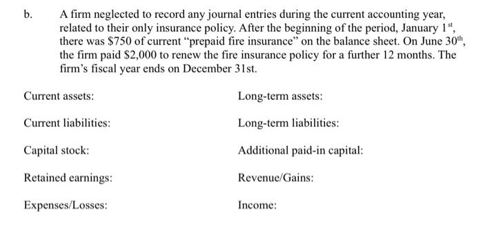 Solved Using the notation: overstated (+), understated (-) | Chegg.com